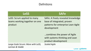 Less vs sa fe agile dc 2017 - clear systems | PPT