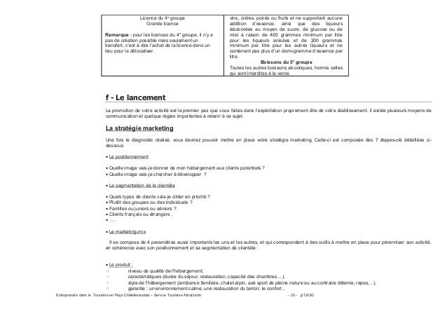 Les étapes clés du projet touristique