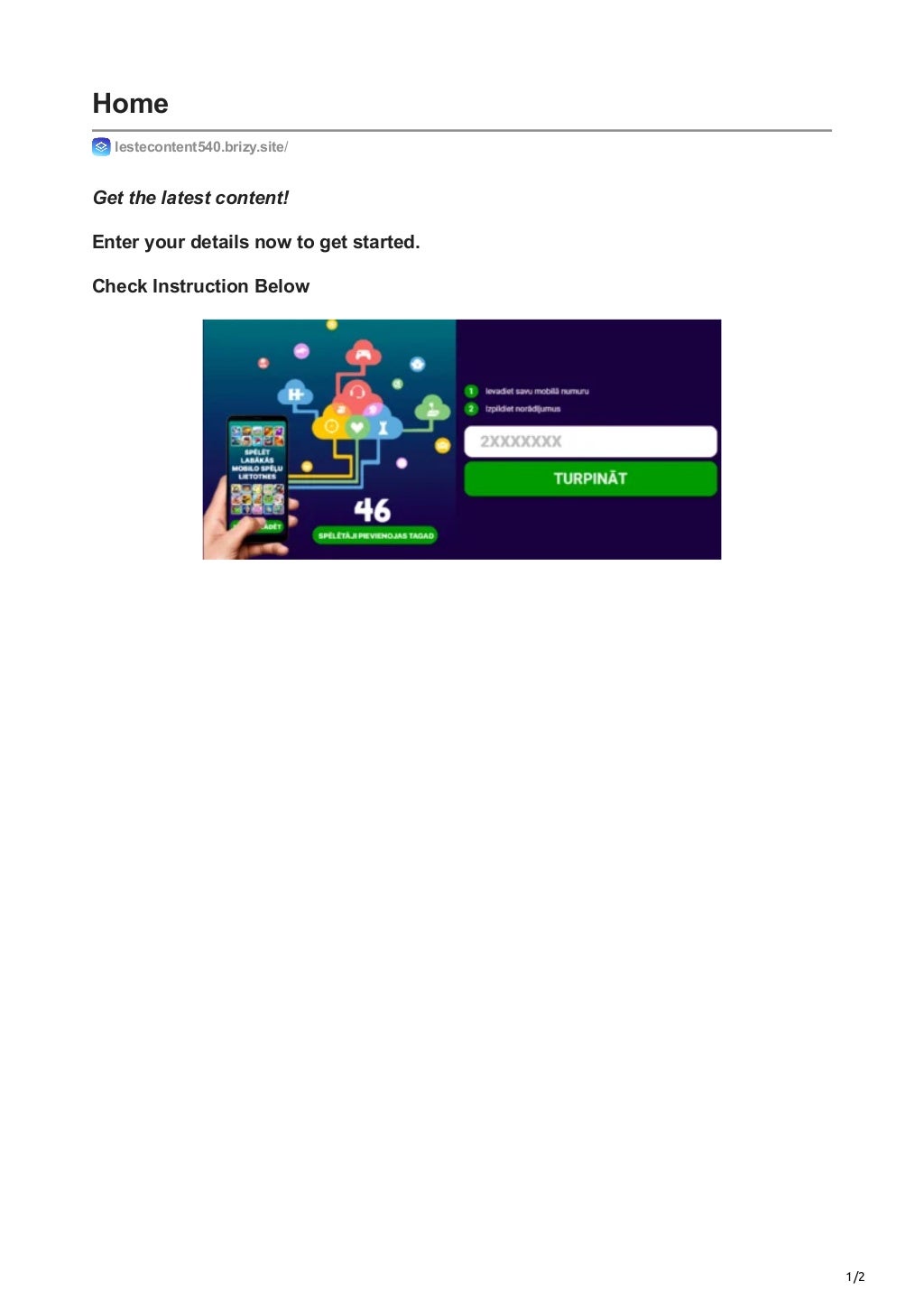 Get the latest content! | PDF