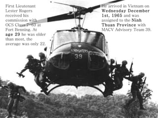 Lester Allen Rogers - Vietnam Veteran | PPT
