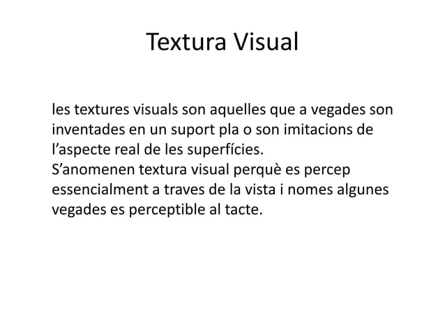 Les textures | PPT
