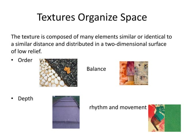 Les textures | PPT