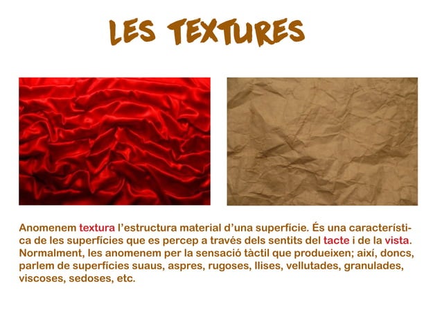 Les textures | PPT