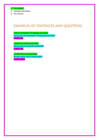 Les't practice (english) | DOCX