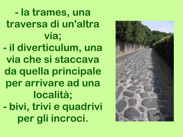 Le strade romane-Claudia Roberto | PPT