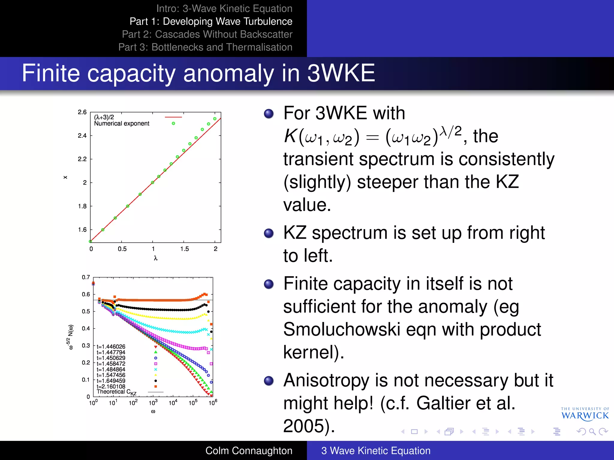 Weak Isotropic three-wave turbulence, Fondation des Treilles, July 16 ...