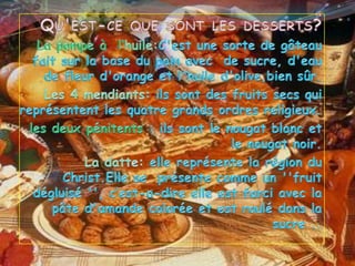 Les treize desserts | PPTX
