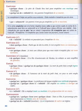 Les verbes et leurs prepositions | PDF