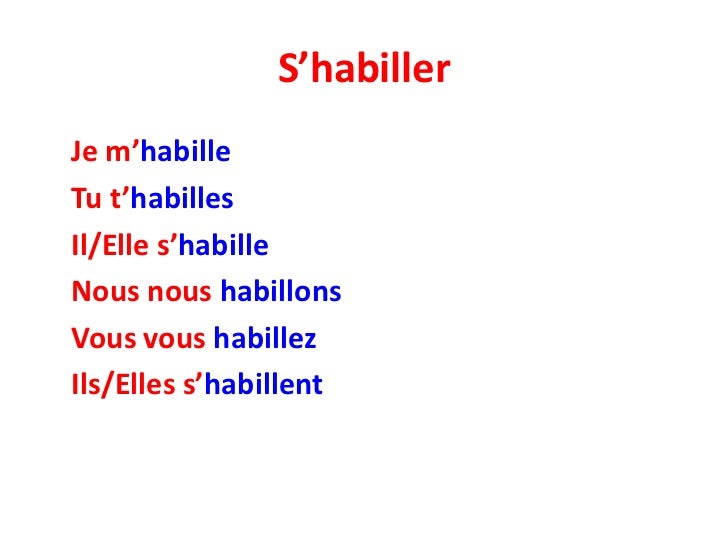 Les verbes pronominaux