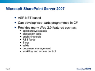 SharePoint for Teaching and Learning | PPT