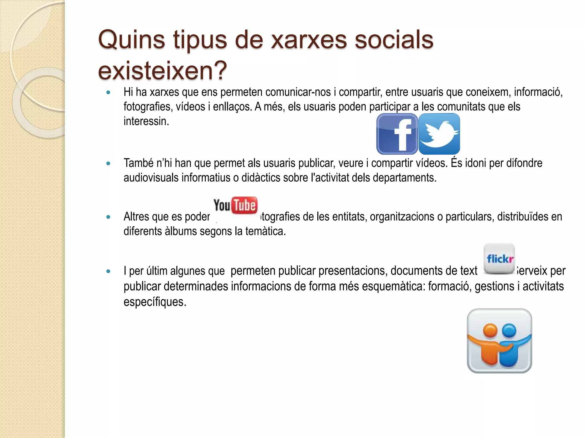 Les xarxes socials | PPTX