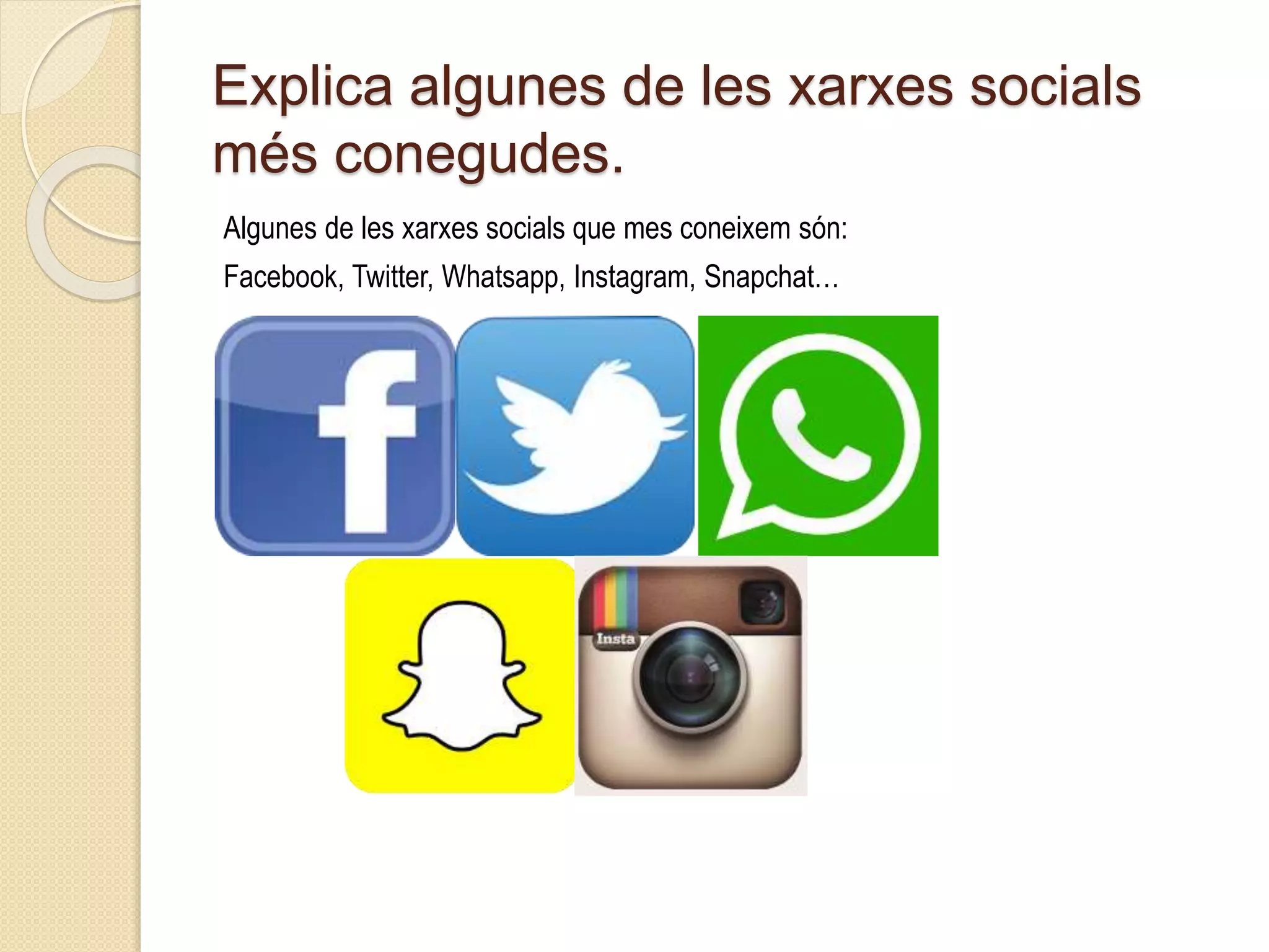 Les xarxes socials | PPTX