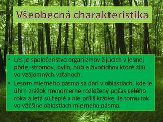 Lesy na Slovensku | PPT