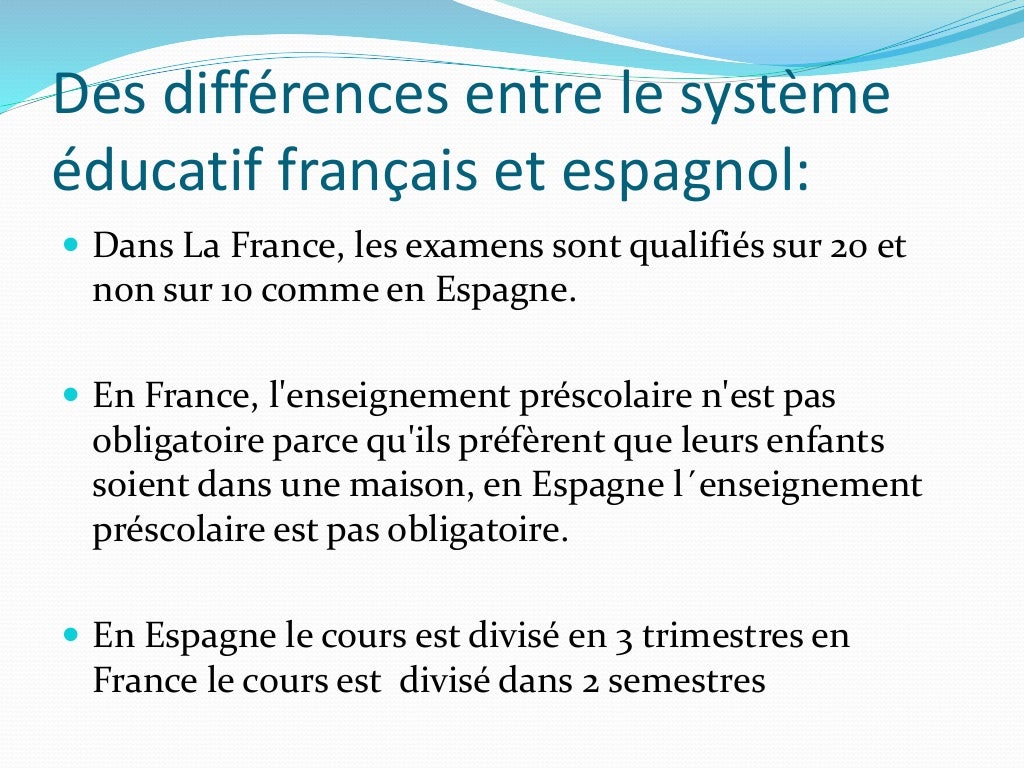 Le système éducatif en france