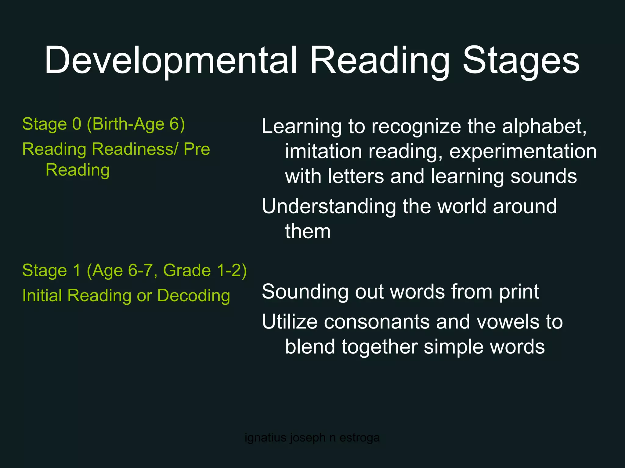 Developmental Reading | PPT