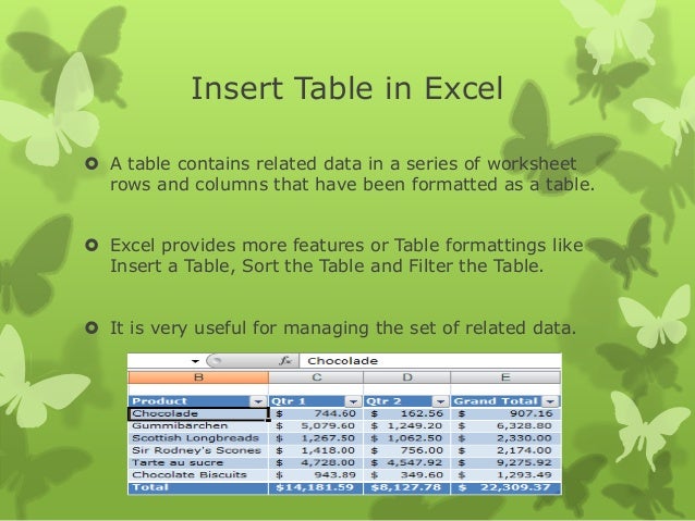 Excel Tips