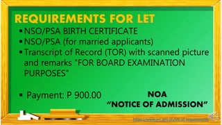 TIPS IN LICENSURE EXAMINATION FOR TEACHERS | PPTX