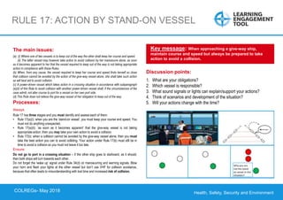 Collision Avoidance Regulations for Maritime | PPTX
