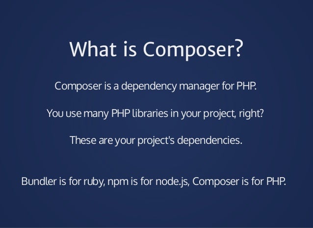 Php Composer Basics 8703