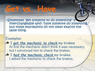 Let, Make, Have and Get | PPT