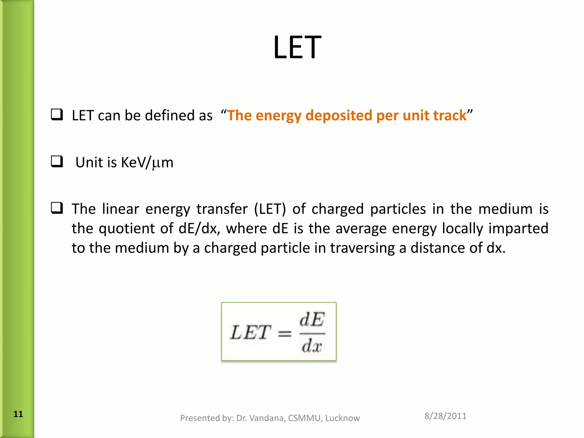 LET, RBE & OER - dr vandana | PPT