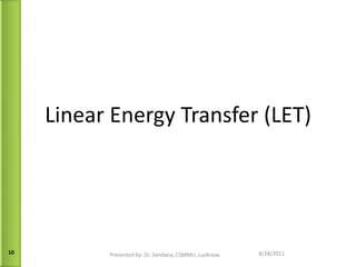 LET, RBE & OER - dr vandana | PPT