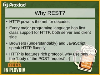 Let your REST API talk | PPT