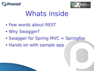 Let your REST API talk @java2days | PDF
