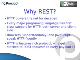 Let your REST API talk @java2days | PDF