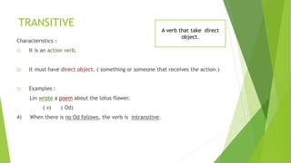 Complementation of Verbs | PPTX