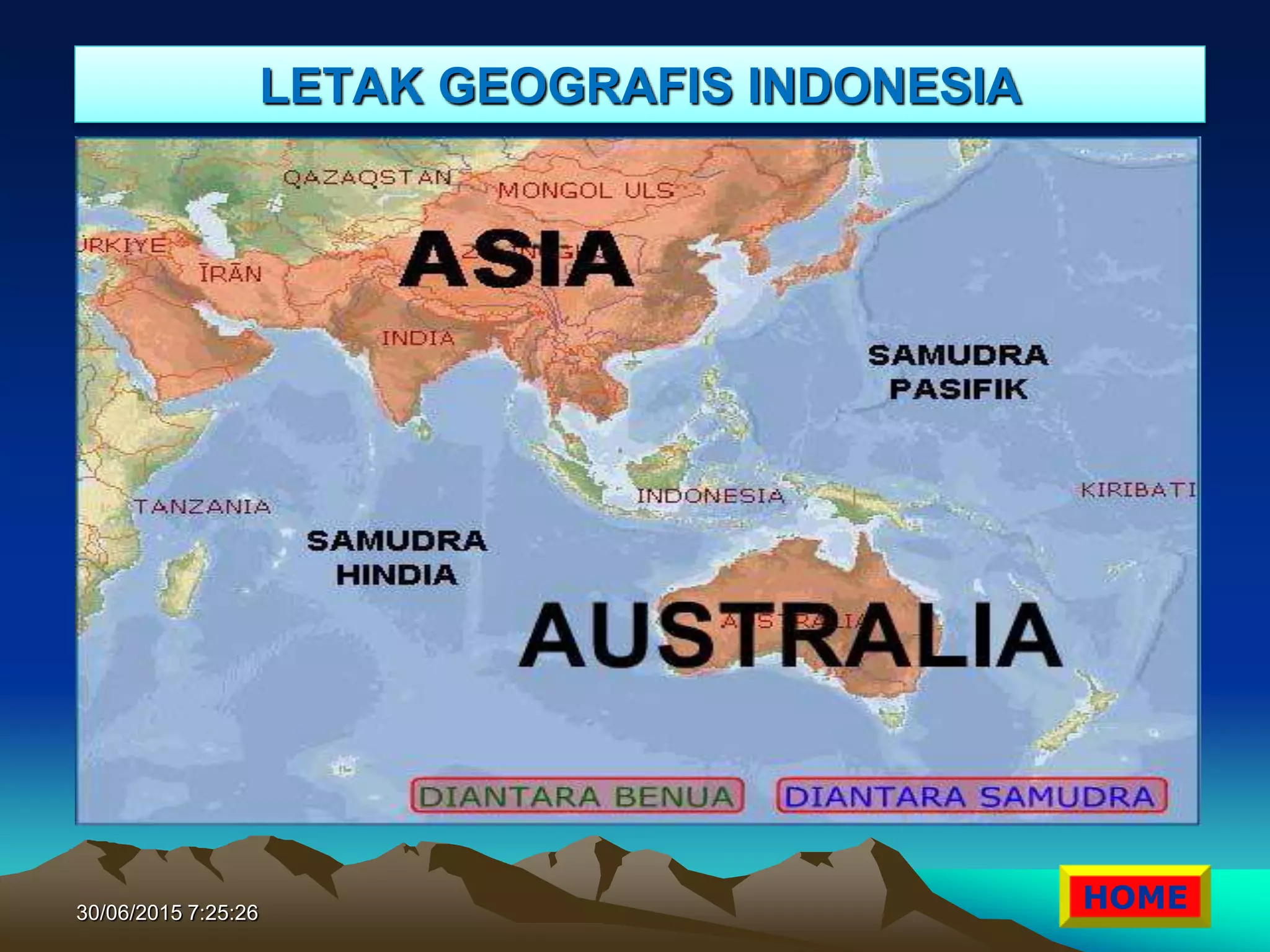 Letak geografis, astronomis dan geologin 2 | PPSX