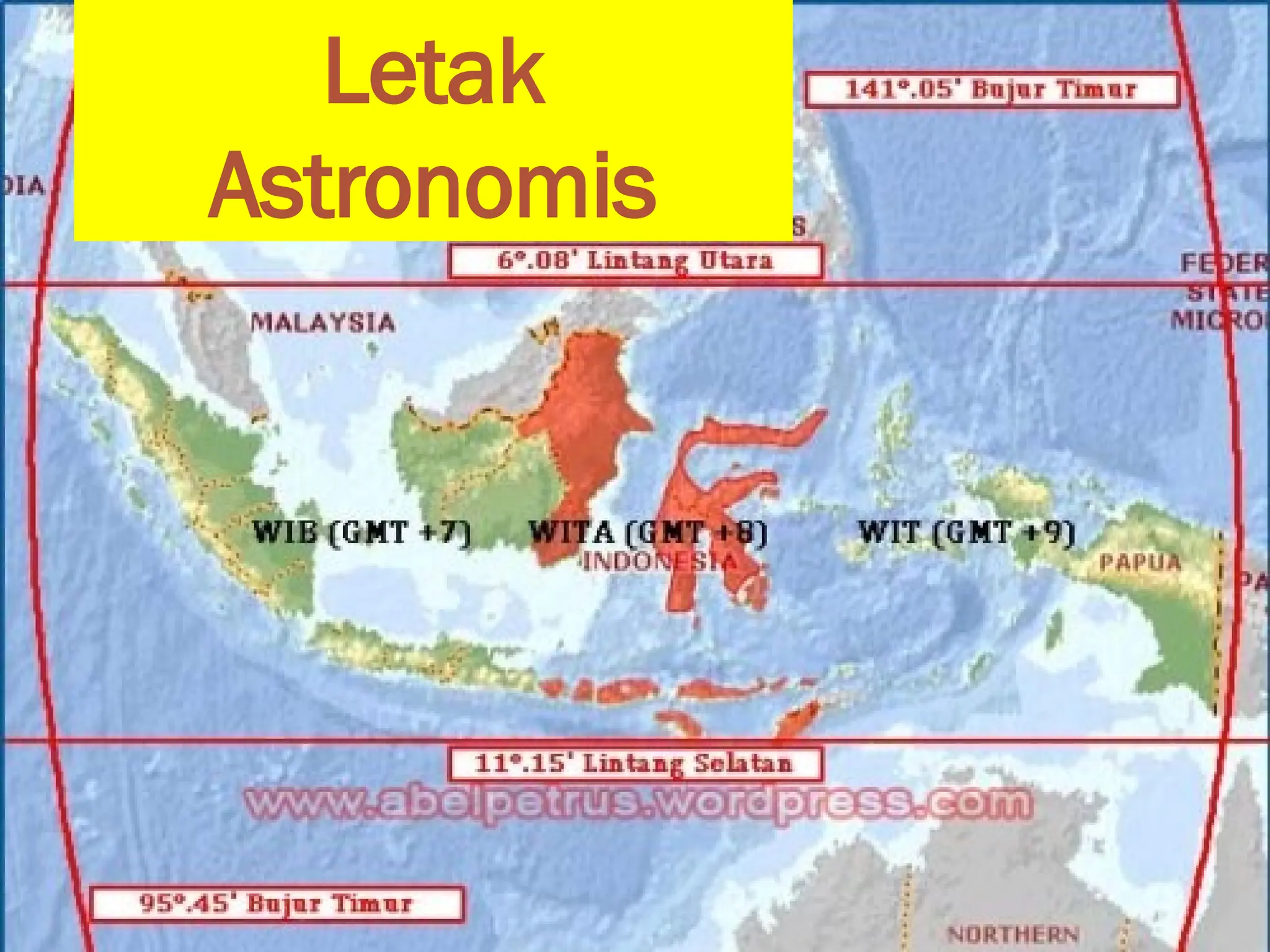 LETAK GEOGRAFIS INDONESIA. powerpoint in | PPTX