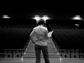 "The techniques of theatre are the techniques of communicating ...