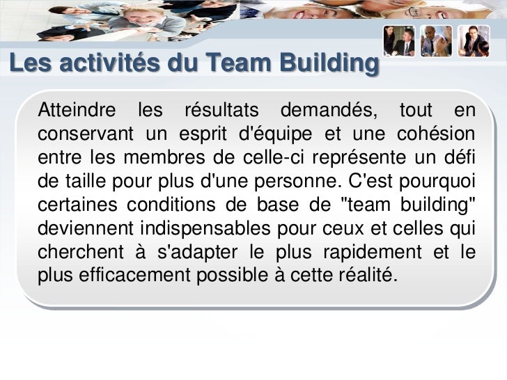 Team Building Définition Français – FUZGTU