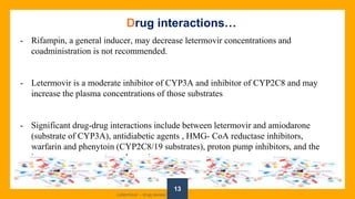 Letermovir drug review | PPTX