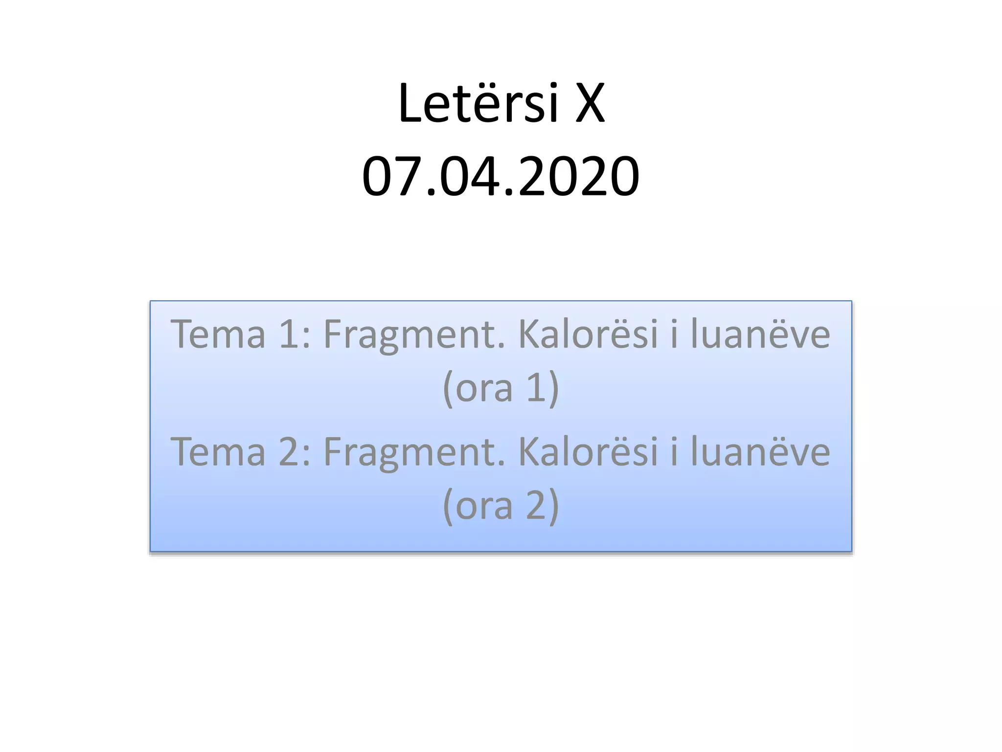 Letersi 07.04.2020
