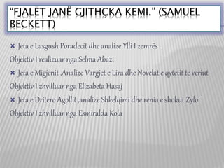 Letersia boterore e shekullit xx | PPTX