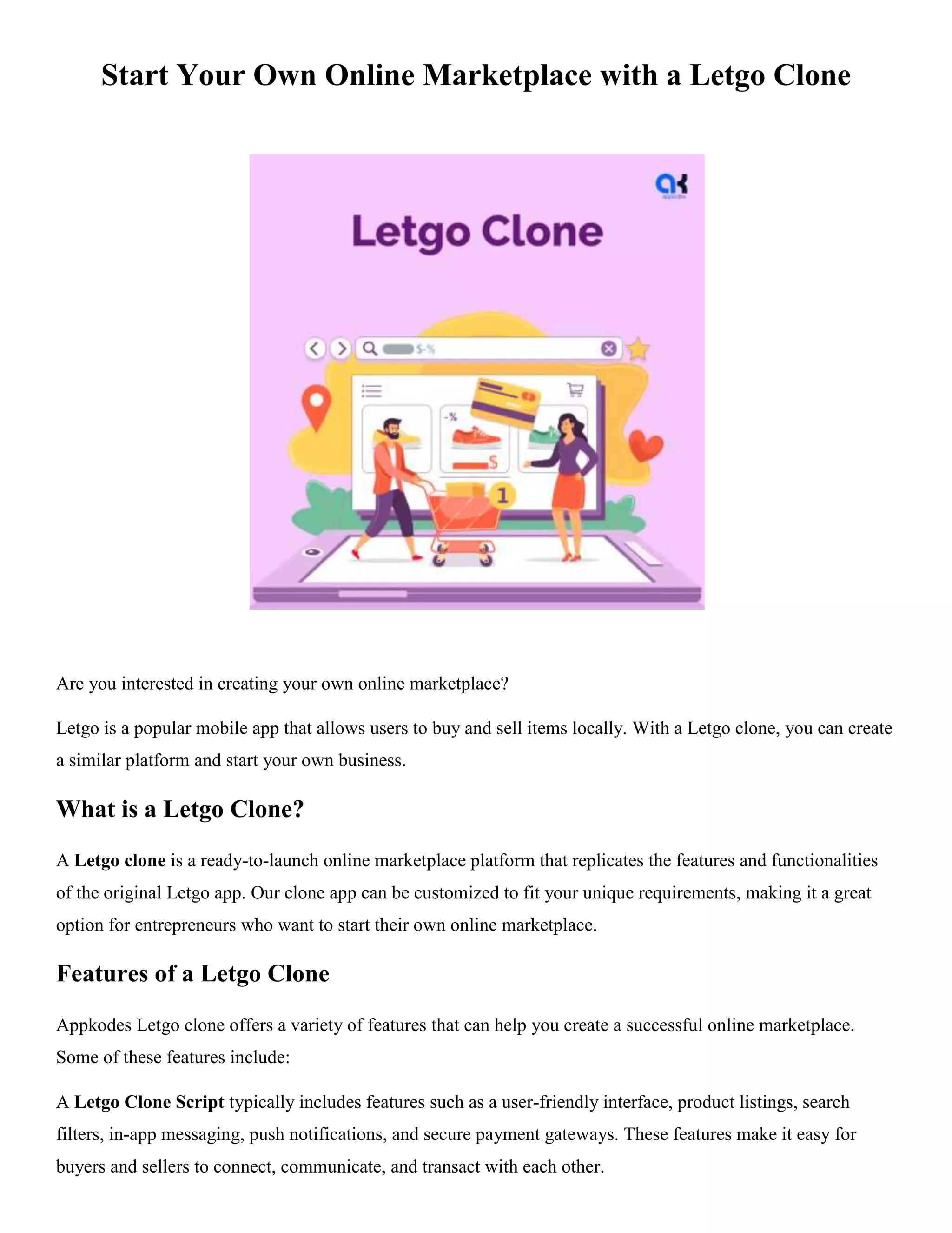 Letgo Clone - Appkodes | PDF | Free Download