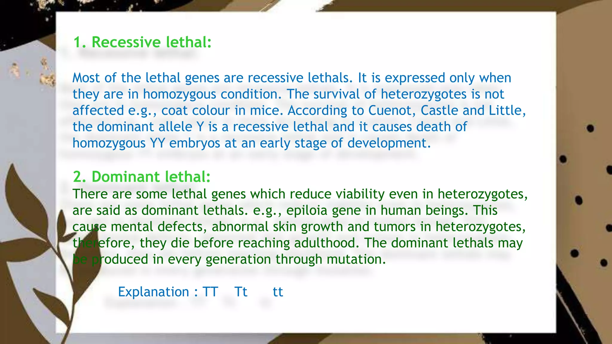 Lethal Gene.pptx