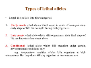 Lethal allele | PPTX
