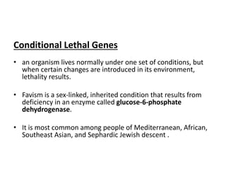 Lethal alleles | PPTX