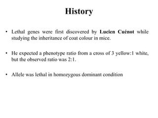 Lethal alleles | PPTX