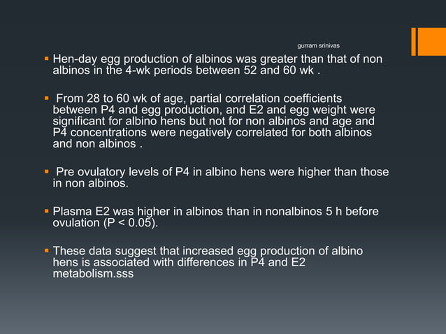 Lethals and mutations in poultry | PPTX