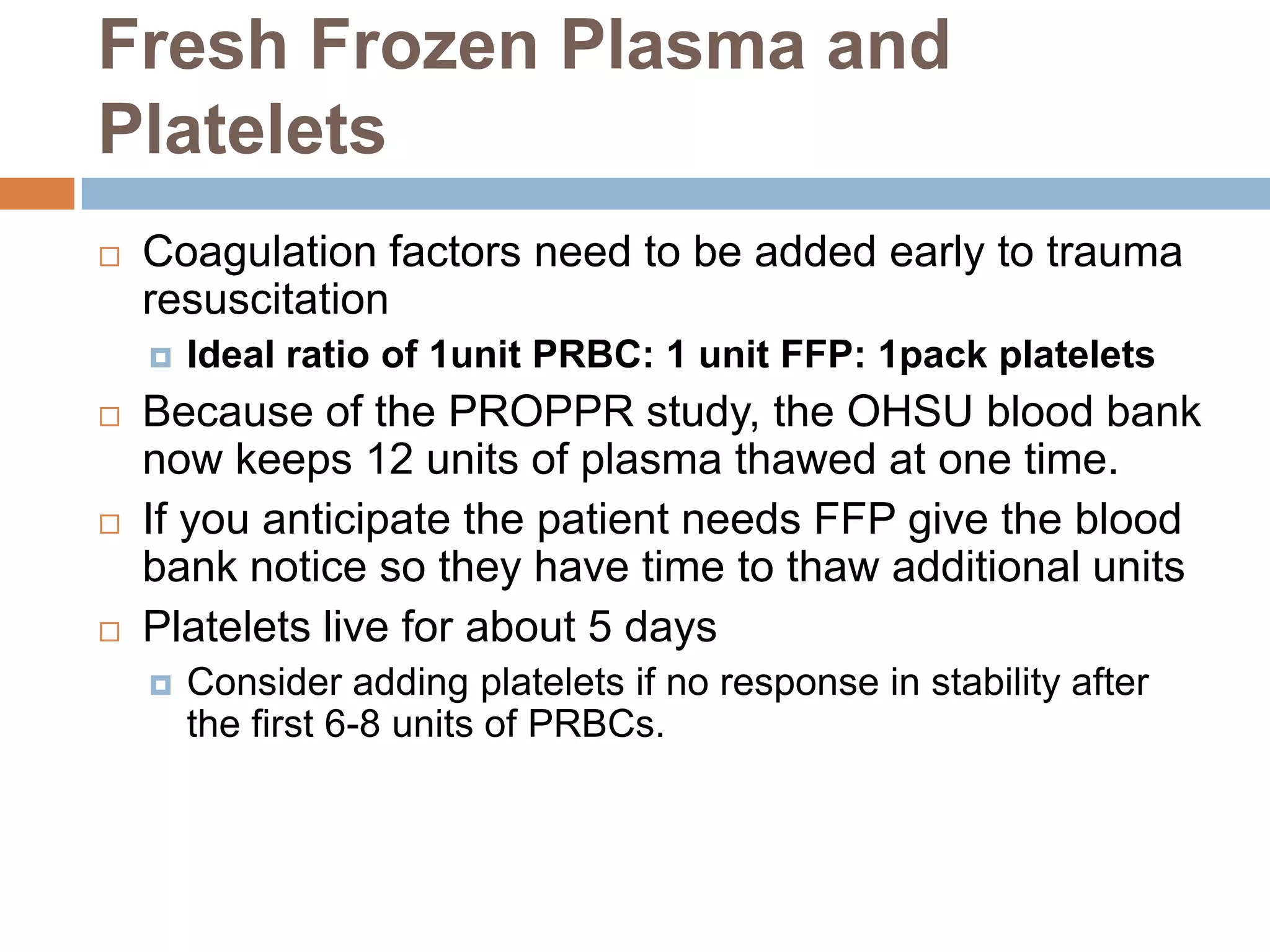 Lethal triad case study no questions | PPTX