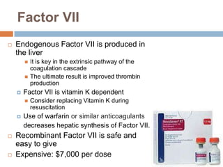 Lethal triad case study no questions | PPTX