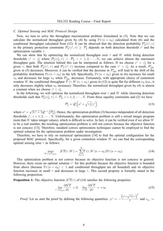 MAC Protocol for Cognitive Radio Networks | PDF