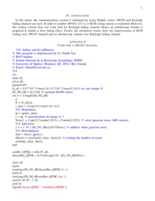 Simulation of A Communications System Using Matlab | PDF