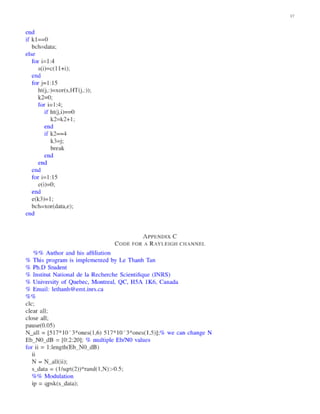 Simulation of A Communications System Using Matlab | PDF
