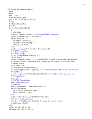 Simulation of A Communications System Using Matlab | PDF