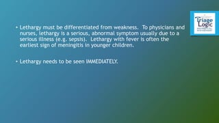 Lethargy | PPTX